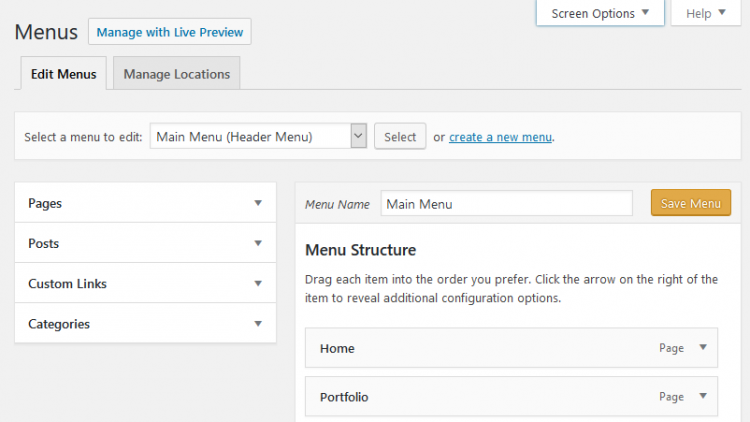 Learn about WordPress Appearance Options | Web Services | Bellingham WP ...